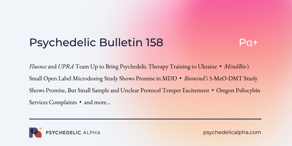 Pα+ Psychedelic Bulletin #158: Fluence Brings Psychedelic Therapy ...
