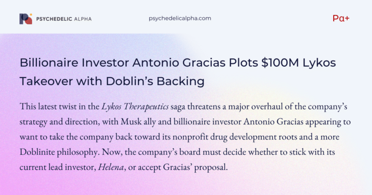 Billionaire Investor Antonio Gracias Plots $100M Lykos Takeover with ...